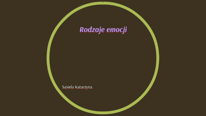 Rodzaje emocji by Katarzyna Sasiela on Prezi