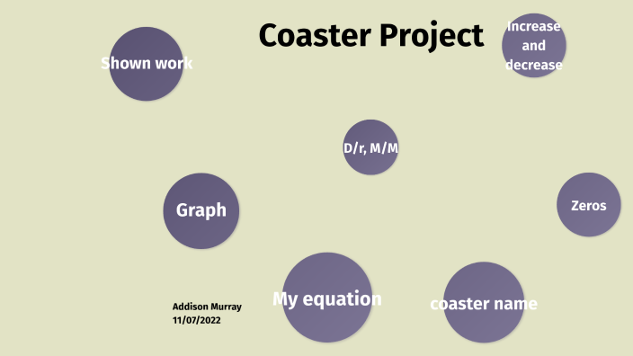 math coaster project by Addison Murray on Prezi