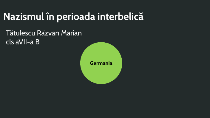 Nazismul in perioada interbelica by Razvan Marian Tatulescu on Prezi