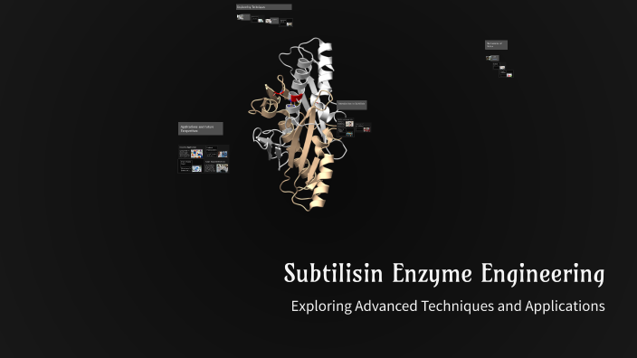 Subtilisin Enzyme Engineering by Sushrut Khisti on Prezi
