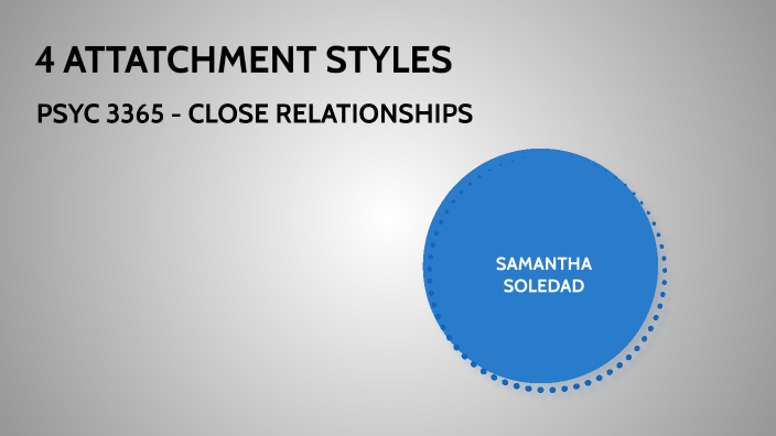 ATTATCHMENT STYLES by Samantha Soledad on Prezi