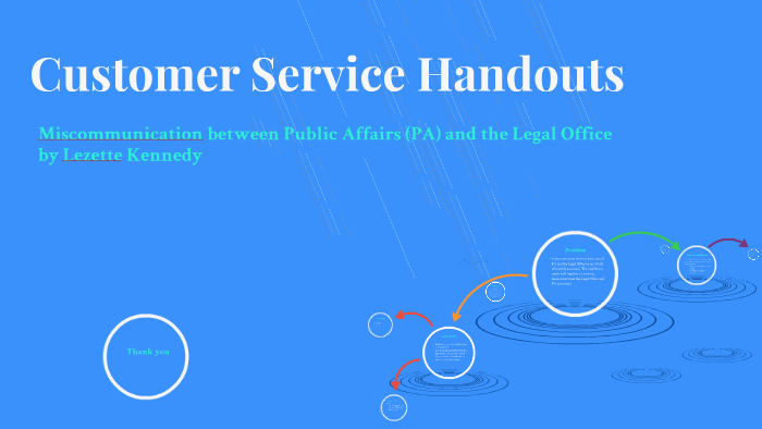 Customer Service Handouts by lezette kennedy on Prezi