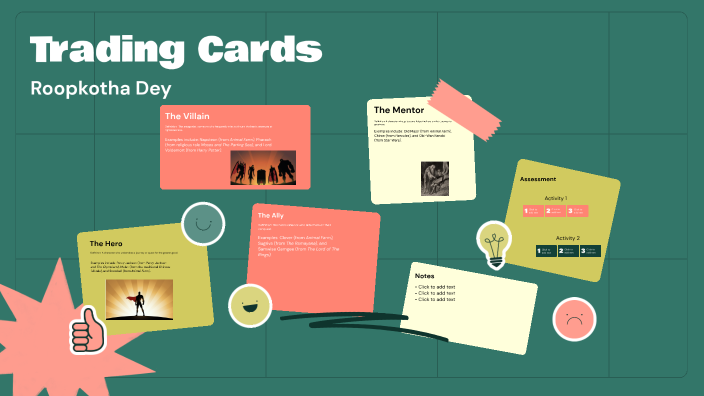 Trading Cards Excel-Erate Project by roop dey on Prezi
