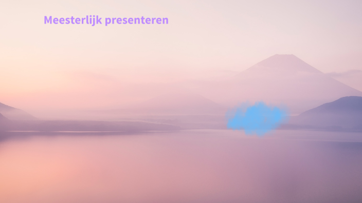 Meesterlijk presenteren by Xavier de Groot on Prezi
