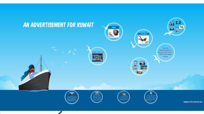 An advertisement for Kuwait by aisha aldehany on Prezi