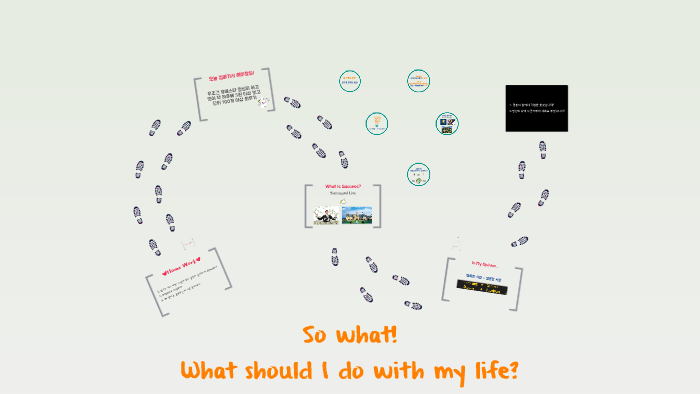 So what! What should I do with my life? by 시은 유 on Prezi