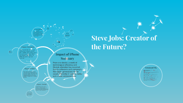 Steve Jobs: Creator of the Future? by John Redmond on Prezi