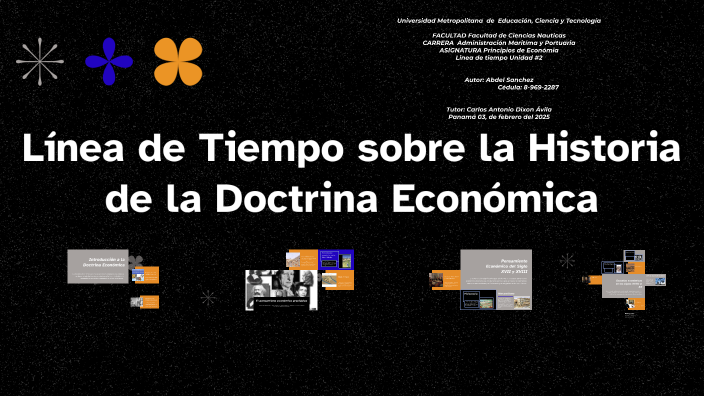 Línea de Tiempo sobre la Historia de la Doctrina Económica by abdel ...