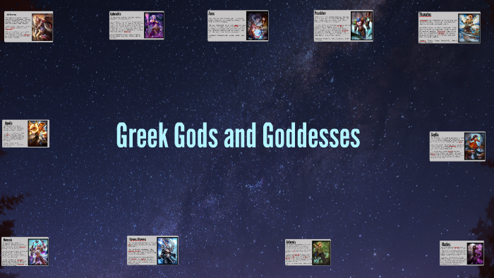 Greek Gods and Goddesses by Hannah Hearn on Prezi