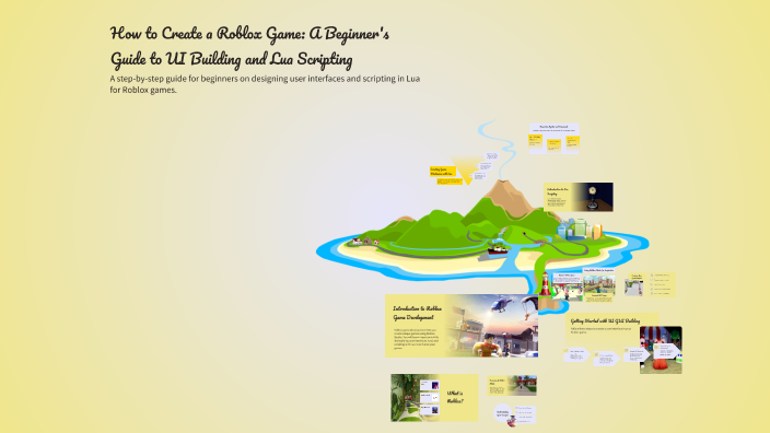 How to Create a Roblox Game: A Beginner's Guide to UI Building and Lua ...