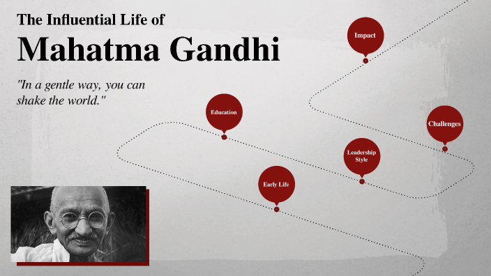 Mahatma Gandhi by Evan Tubbs on Prezi