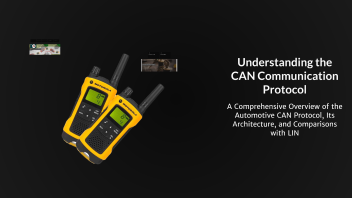 Understanding the CAN Communication Protocol by C M Mona Lancy on Prezi