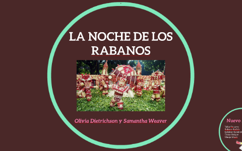 LA NOCHE DE LOS RABANOS by Sam Weaver on Prezi