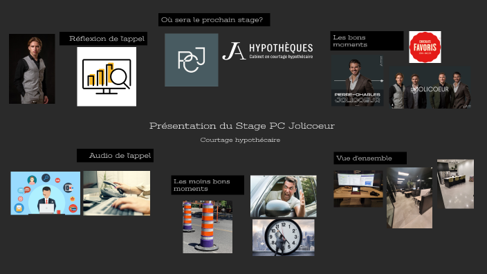 Présentation du Stage PC Jolicoeur by Adam Raymond on Prezi