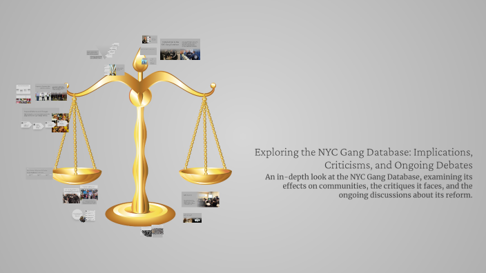 Exploring the NYC Gang Database: Implications, Criticisms, and Ongoing ...