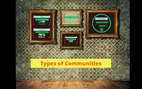 3 Types of Communities by Christina Watson on Prezi