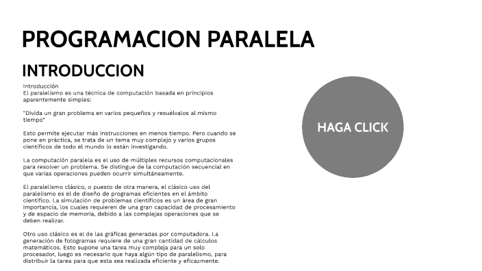 PROGRAMACION PARALELA by Jeremy Suescun on Prezi