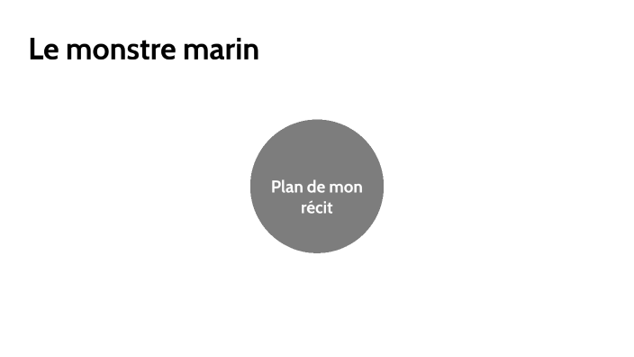 Écriture d'un récit de monstres by Véronique Proulx on Prezi