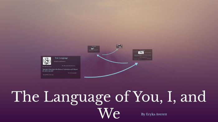 The Language of I, You, and We by Eryka Averett on Prezi