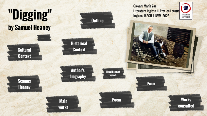 &quot;Digging&quot; by Seamus Heaney by Maria Zoe Giovani on Prezi