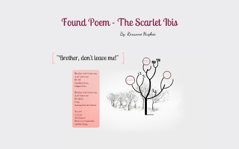 Found Poem - The Scarlet Ibis by Roxanne Hughes on Prezi