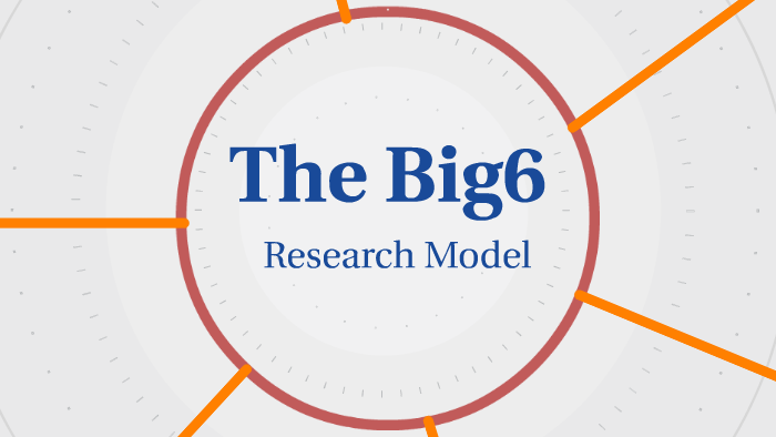 The Big Six Research Model by J Perkins on Prezi