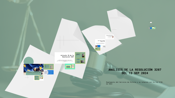 ANÁLISIS DE LA RESOLUCIÓN NÚMERO 3207 DEL 13 SEP 2024 by luisa fernanda ...