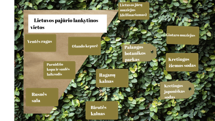Lietuvos pajurio lankytinos vietos by Gabrielė Kavaliauskaitė on Prezi