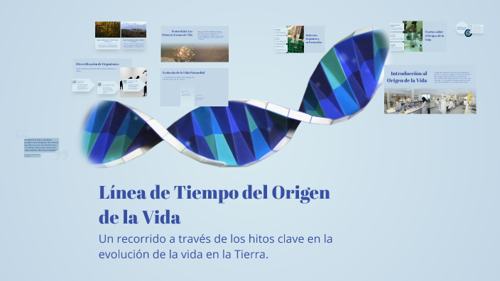Línea de Tiempo del Origen de la Vidacon todos sus años by Yeyson Yair ...