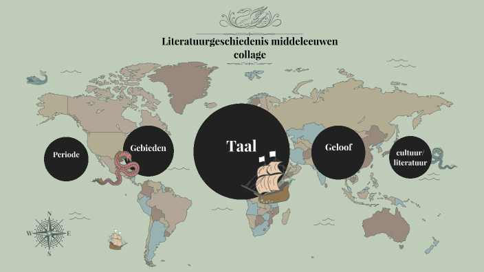 Literatuurgeschiedenis middeleeuwen collage by Mischa Markin on Prezi
