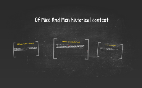'Of Mice And Men' historical context by J E on Prezi