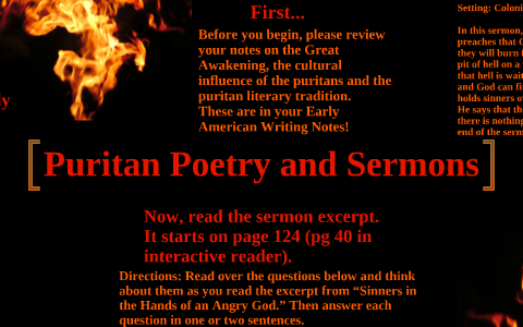 Puritan Poetry and Sermons by Alicia Bohannon on Prezi