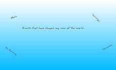 Events That Have Shaped Me by Adam deLisle on Prezi