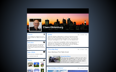 Claes Oldenburg by Emily McCleary on Prezi