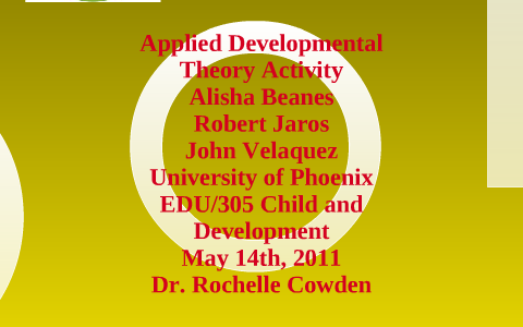 APPLIED DEVELOPMENTAL THEORY ACTIVITY by Alisha Beanes on Prezi