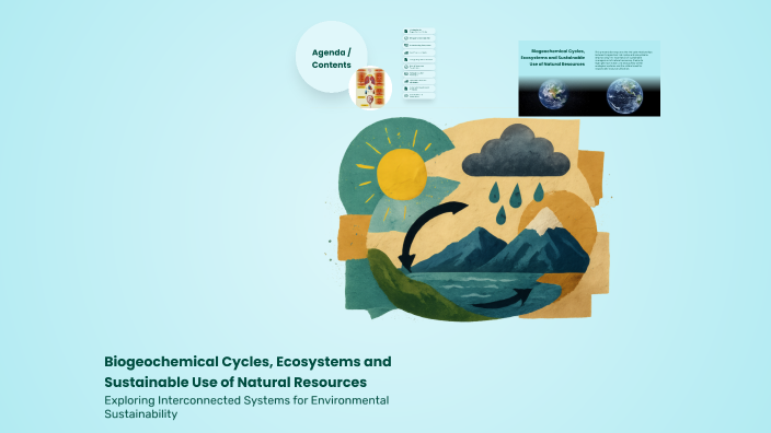 Biogeochemical Cycles, Ecosystems and Sustainable Use of Natural ...
