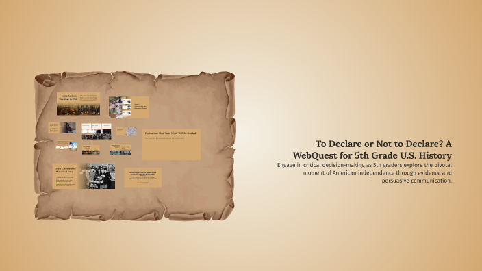 To Declare or Not to Declare? A WebQuest for 5th Grade U.S. History by ...