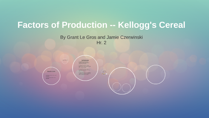 Factors of Production -- Kellogg's Cereal by Jamie Czerwinski on Prezi