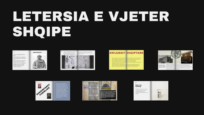 LETERSIA E VJETER SHQIPE by kleona gjoka on Prezi