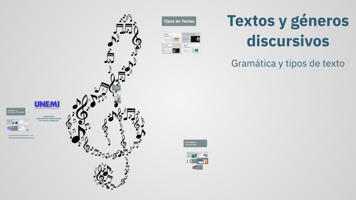 Textos y géneros discursivos by MARIA GABRIELA ESPINOZA BRAVO on Prezi