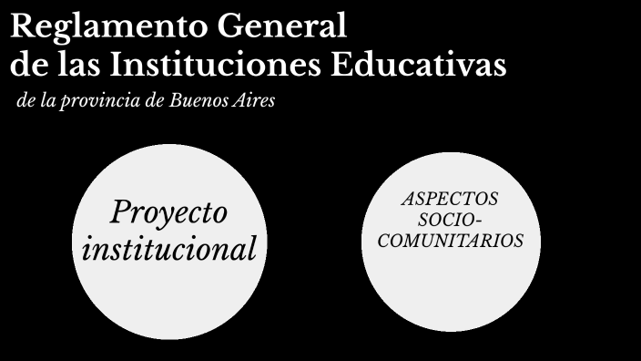 Reglamento General de las Instituciones Educativas de la provincia de Buenos Aires by Macarena ...
