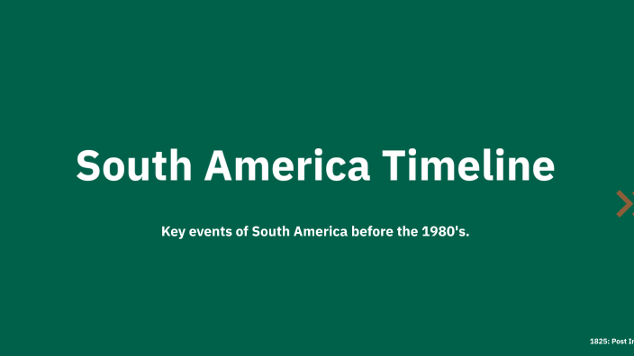 South America Timeline by Simone Colaco on Prezi