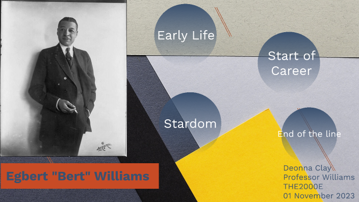 Bert Williams by Deonna Clay on Prezi