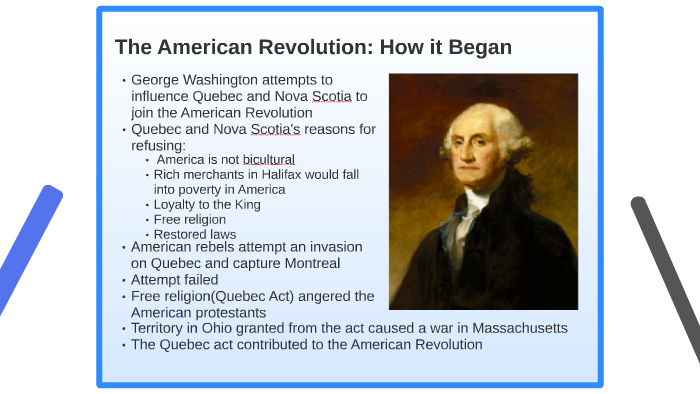 The American Revolution: Impacts on Canada by Kiiks non'a'yo'bisnes on ...
