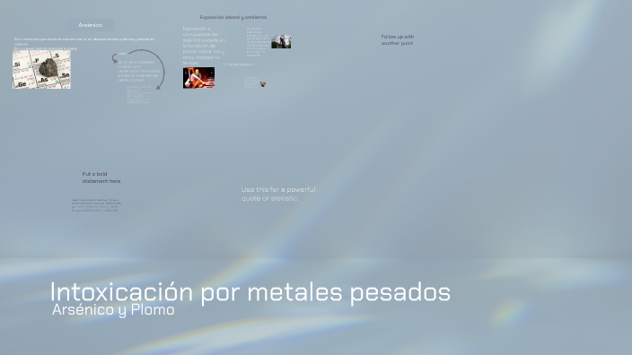 Intoxicación por metales pesados by M L on Prezi