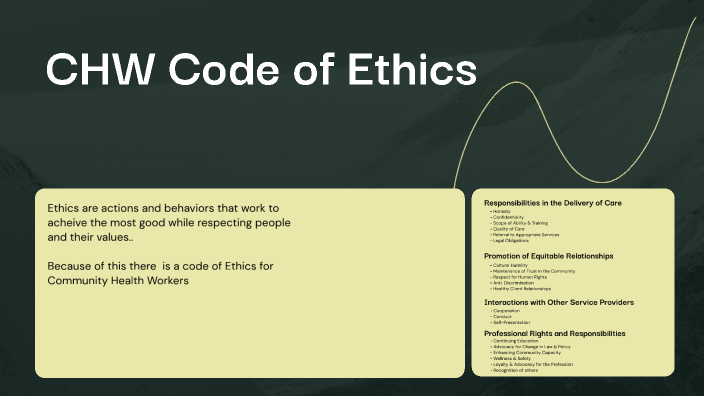 Ethical Issues and CHW Code by Stephanie Mickelson on Prezi