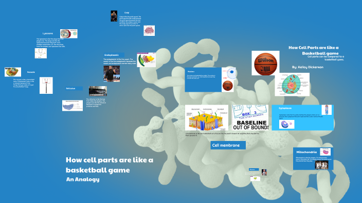 Cell parts are like a basketball game by Kellay Dickerson on Prezi