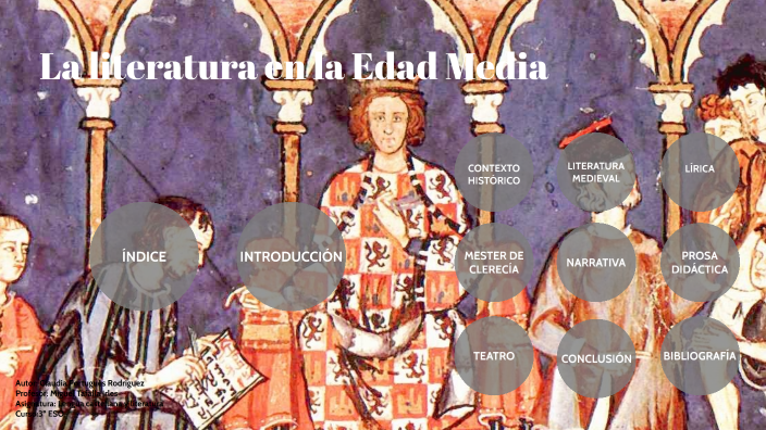 La literatura en la Edad Media by Claudia Portugués