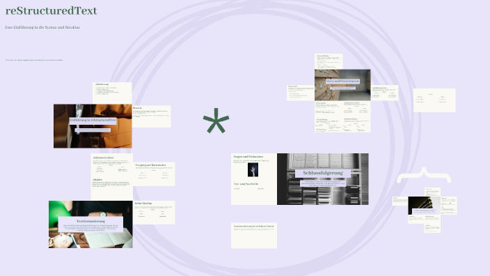 reStructuredText by David Schneider on Prezi