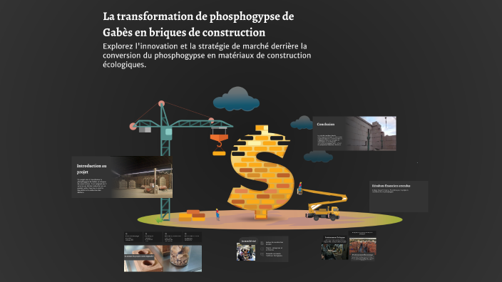 La transformation de phosphogypse de Gabès en briques de construction ...